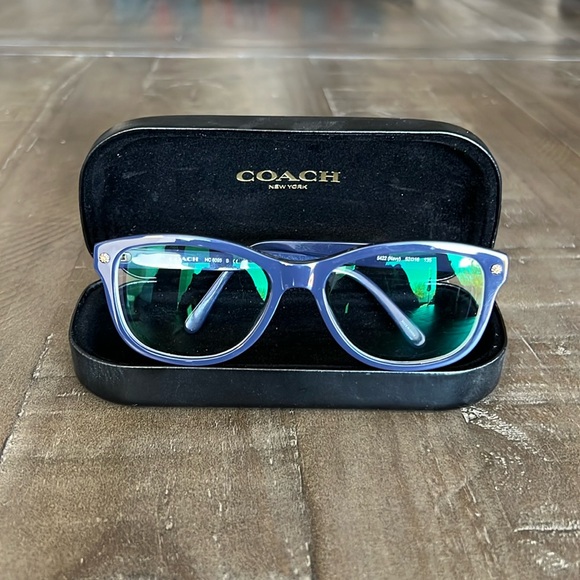 Coach | Accessories | Coach Womens Eyeglasses Hc 695 5422 Navy Frame 52 ...